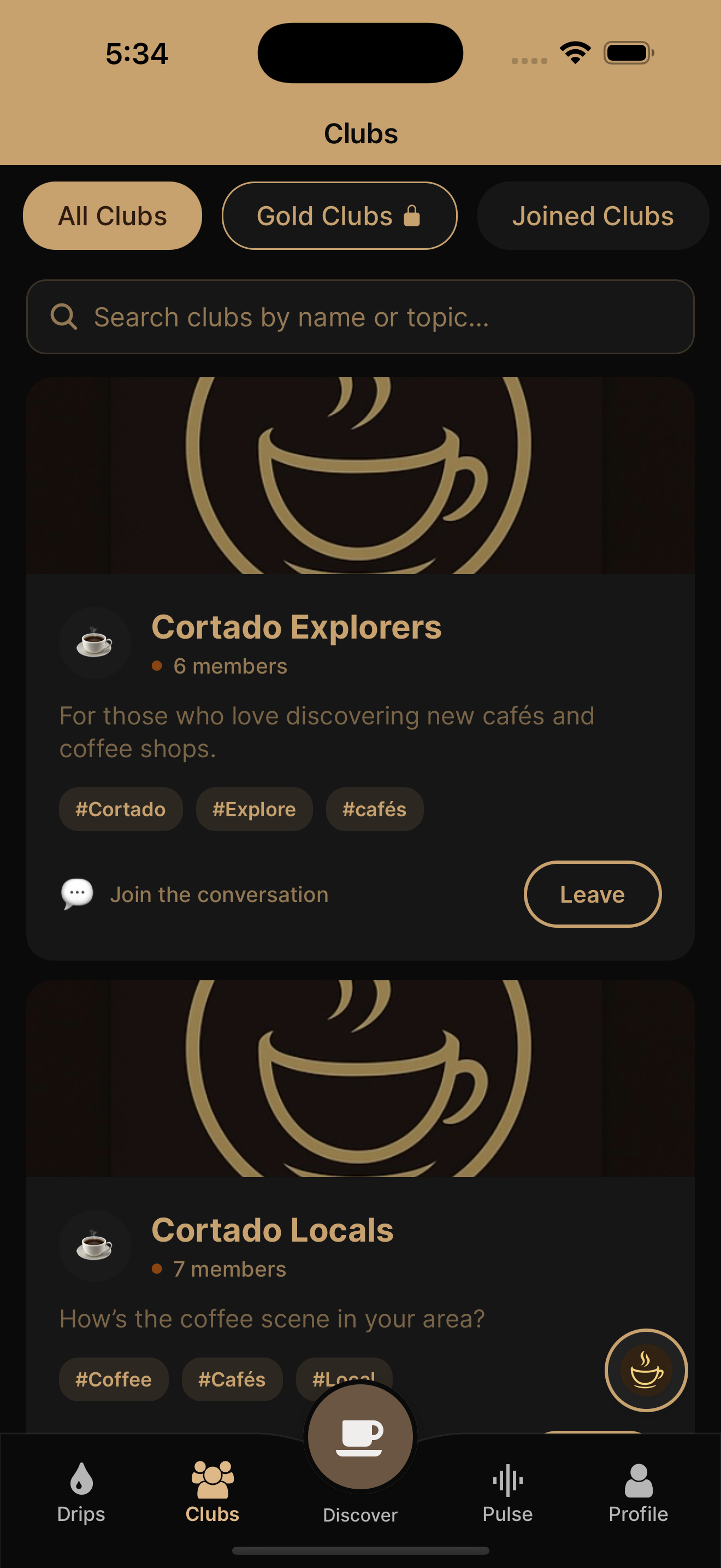 Coffee Near Me | Cortado App